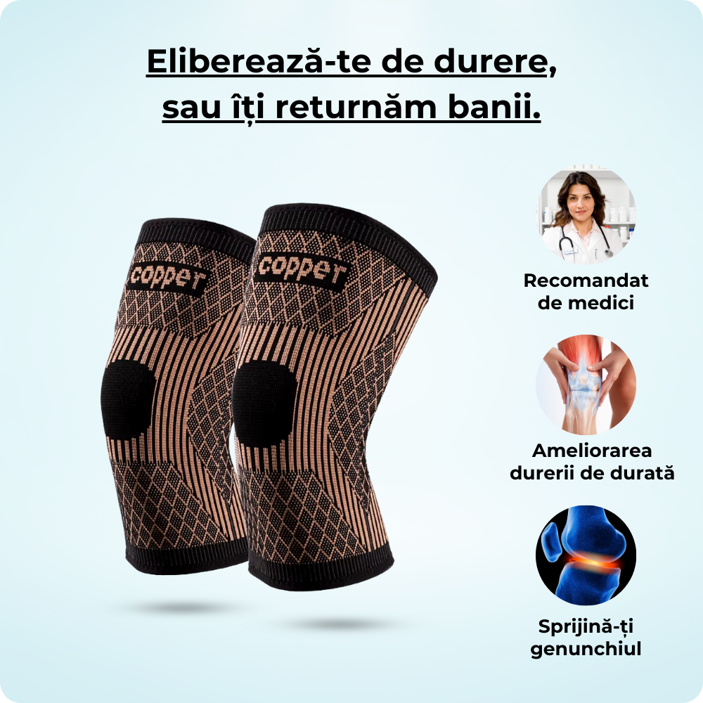 1+1 GRATIS | Genunchiera Cu Fir De Cupru Mixla™